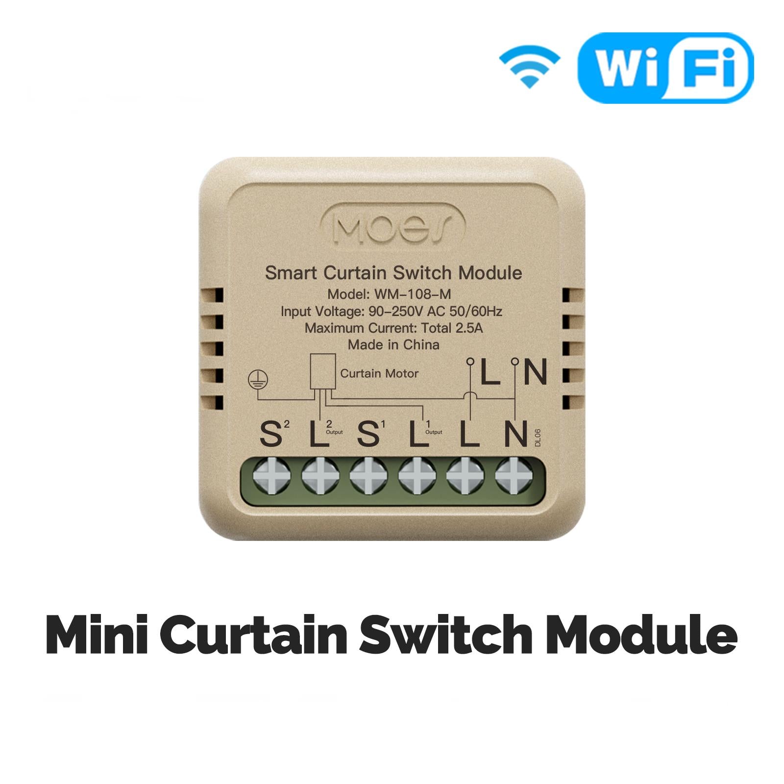 WiFi Smart Curtain Switch Module Mini Design App Remote Control – MOES