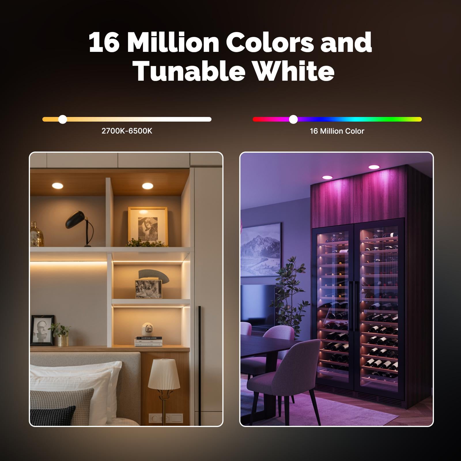 ZigBee Smart LED Lamp GX53 Light Bulb 6W Color Changing Dimmable Music ...