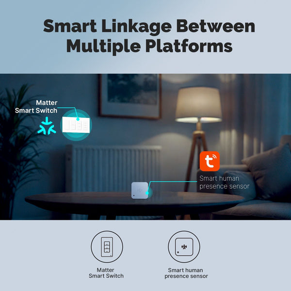 Matter WiFi Smart Light Button Switch App Control Neutral Wire Require ...