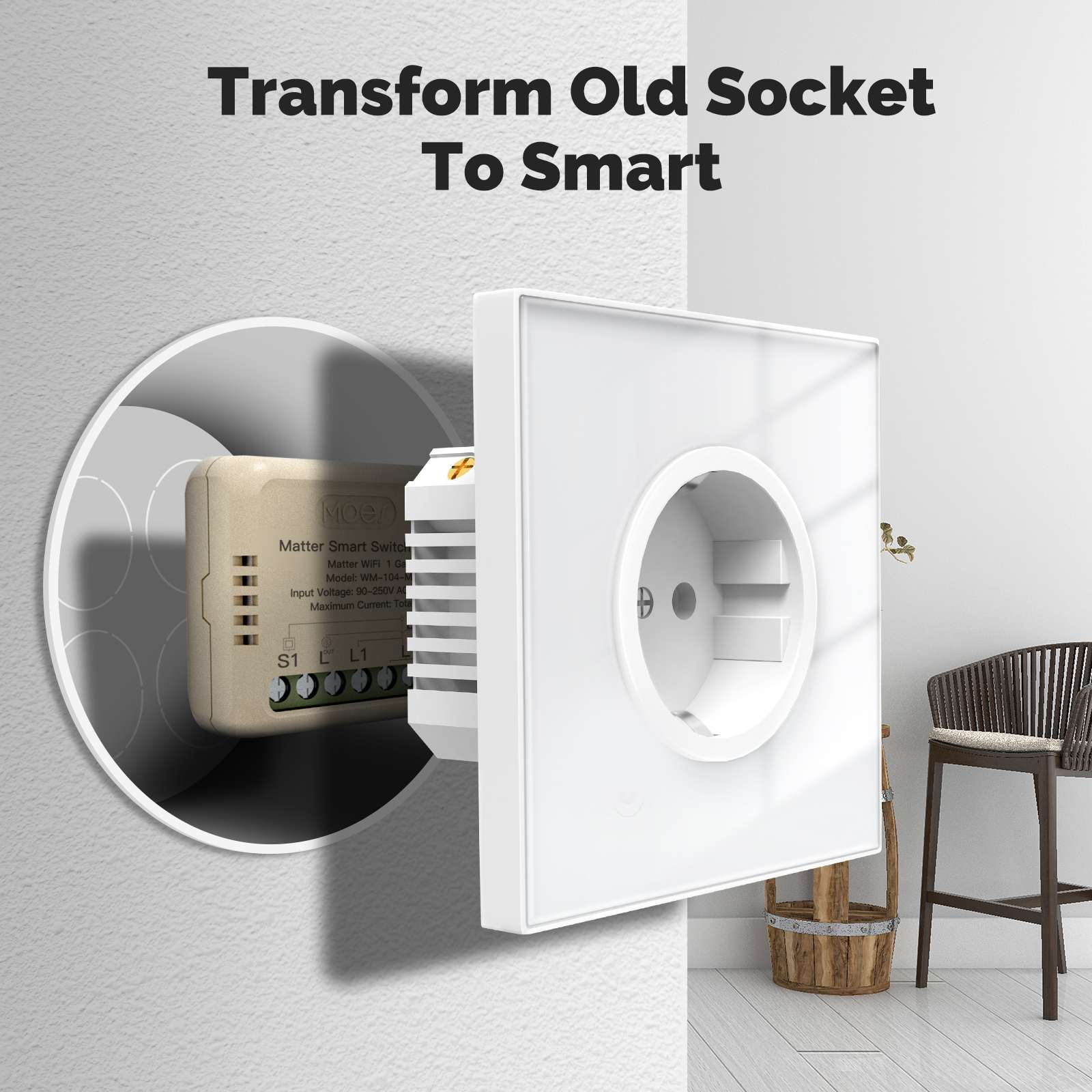 WiFi Matter Mini Smart Switch Module Relay Timer DIY Home Automation – MOES WiFi Matter Mini Smart Switch Module Relay Timer DIY Home Automation – MOES