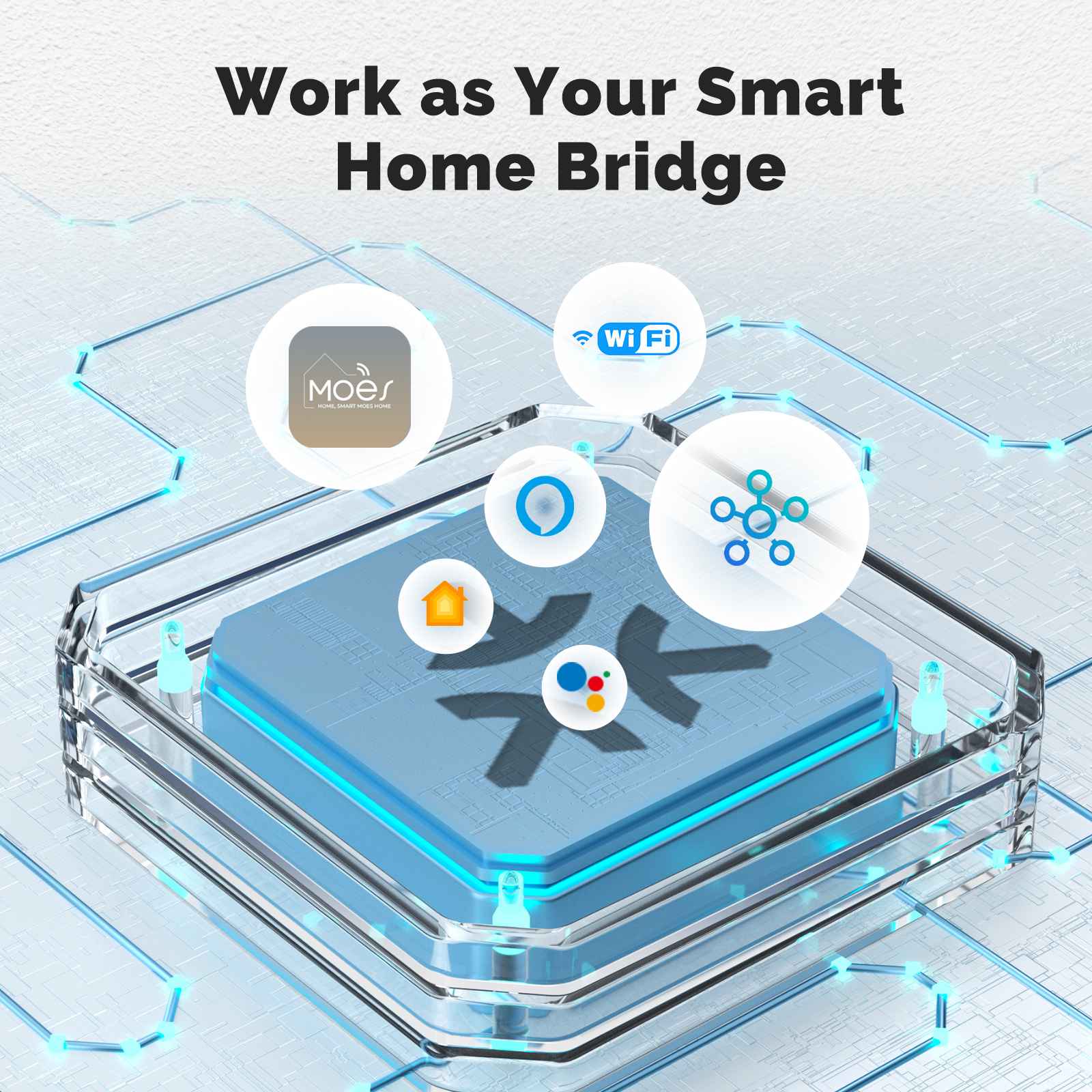 Wifi Matter Mini Smart Switch Module Relay Timer Diy Home Automation Moes