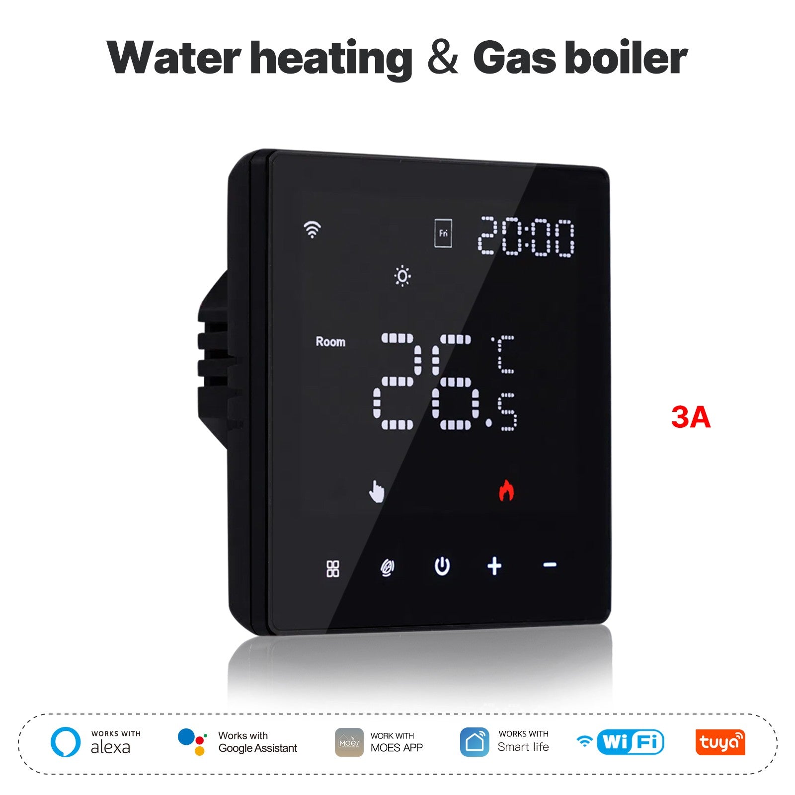 WiFi Smart Thermostat Programmable Temperature Controller Water Boiler ...