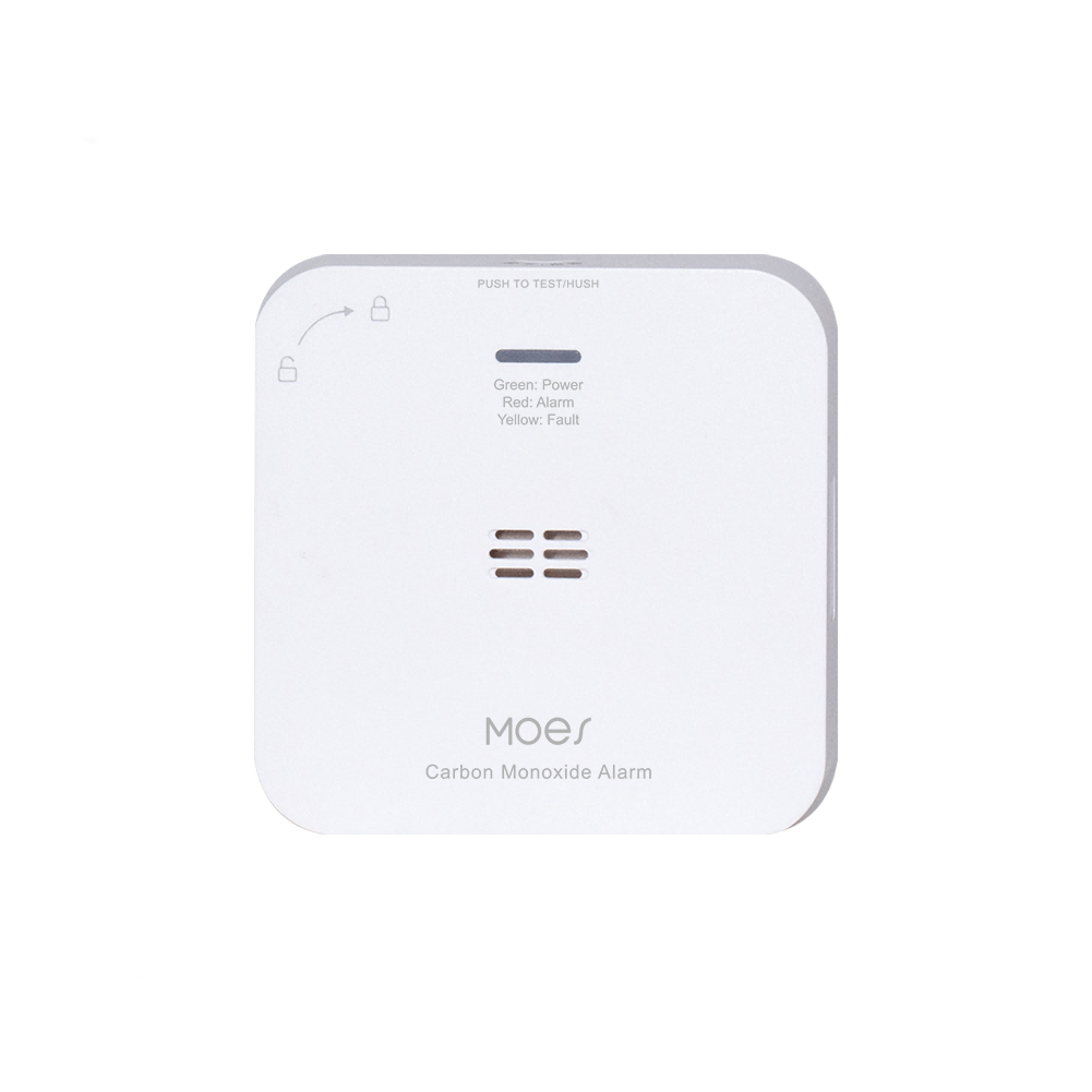 ZigBee CO Detector Alarm Wireless Gas Leak Carbon Monoxide Sensor – MOES