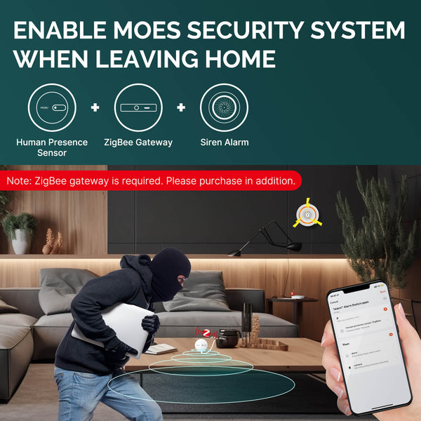 ZigBee Sensor To Detect Human Presence|Tuya Mini Radar Wave Detection ...