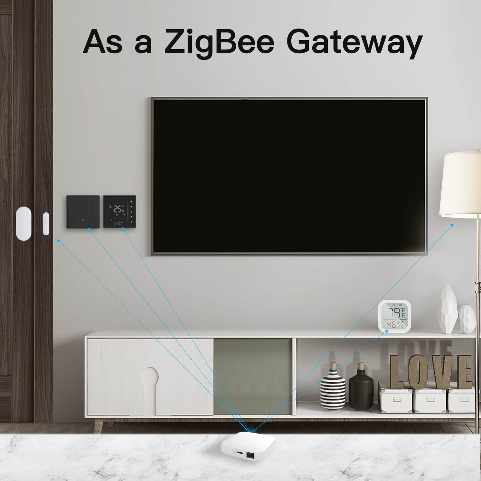 Smart Zigbee Apple Homekit Home Hub|MOES Wired Gateway Remote Control Smart Zigbee Apple Homekit Home Hub|MOES Wired Gateway Remote Control
