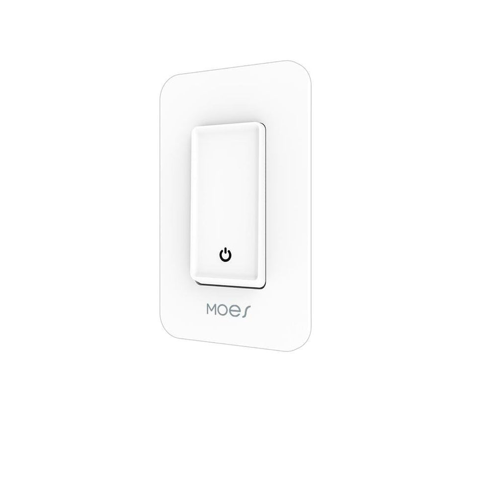 WiFi 3 Way Smart Light Switches | White Push Button Double Switch – MOES