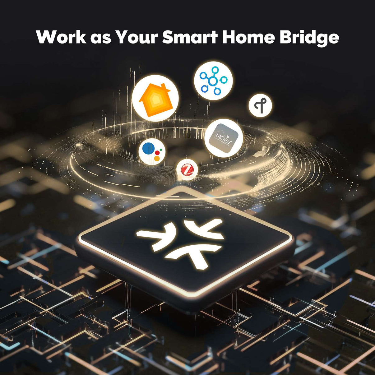 MOES Matter & Thread Gateway | Tuya Zigbee Smart Home Hub
