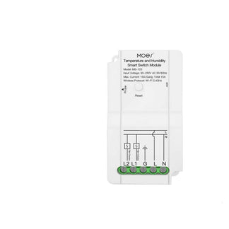 MOES WiFi Smart Temperature Humidity Sensor Dual Relay|WM 103MS Module
